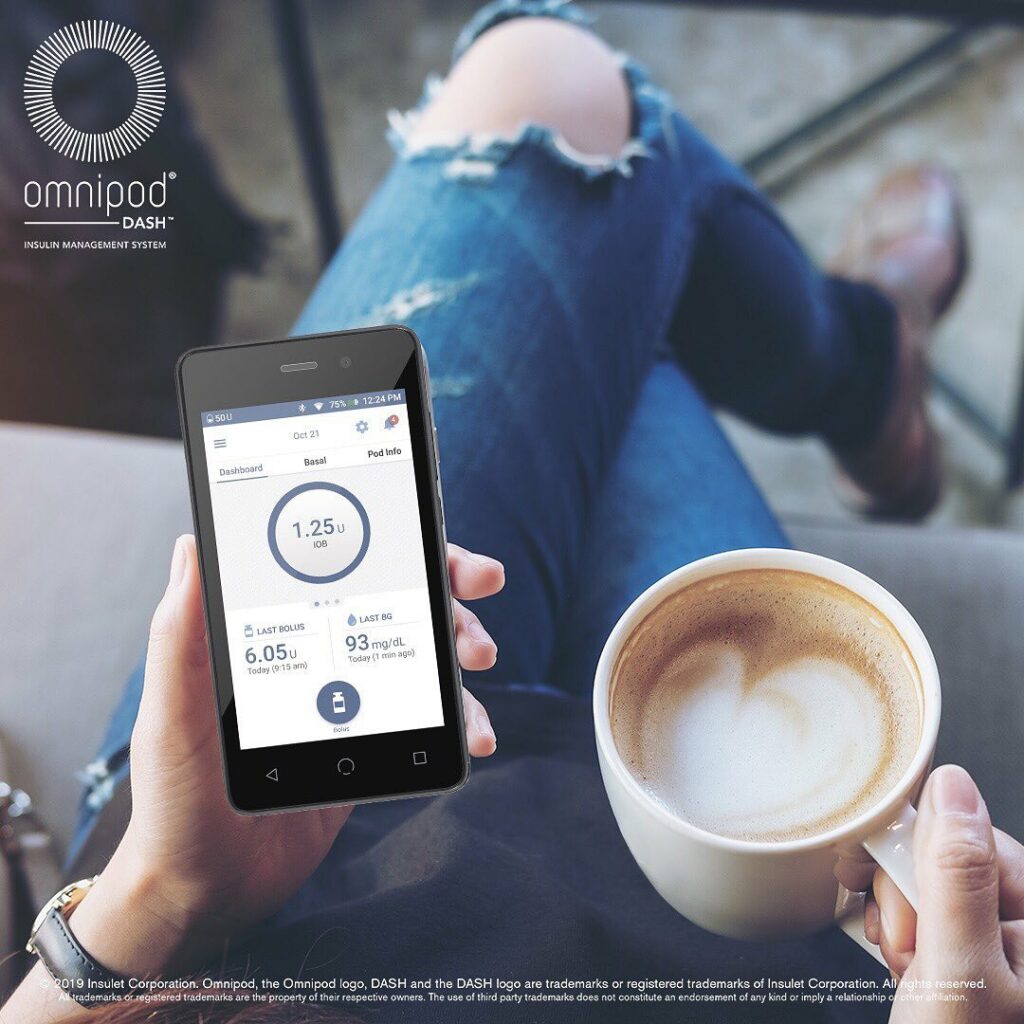 Insulet Omnipod DASH ::: Pompa de insulina PDM – Dexcom CGM | CGM ...