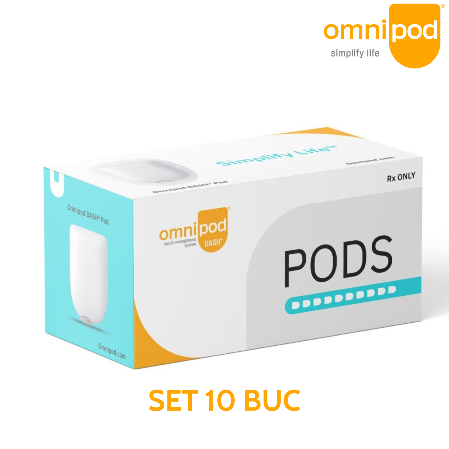 Insulet Omnipod DASH ::: POD insulina – Dexcom CGM | CGM Diabet Romania